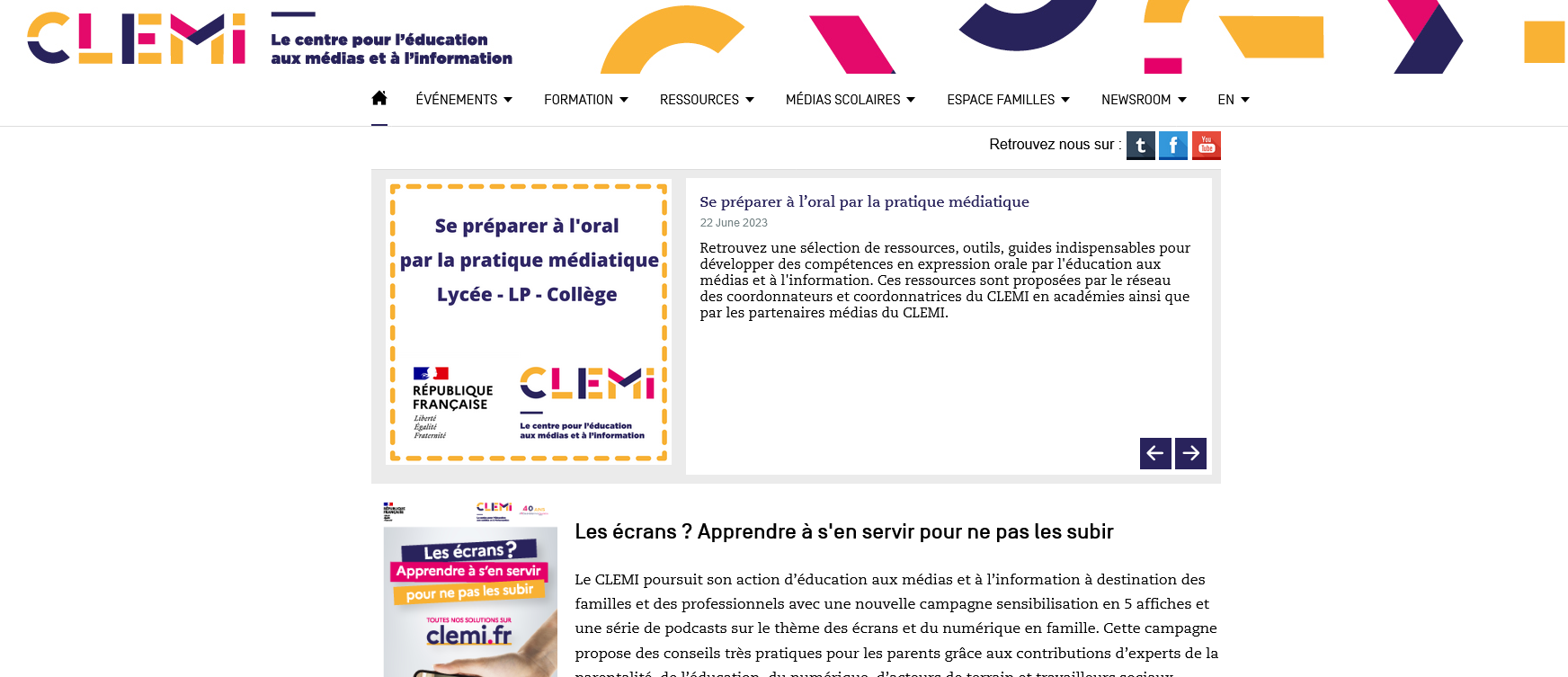CLEMI, le centre pour l'éducation aux médias et à l'information - CMP ...